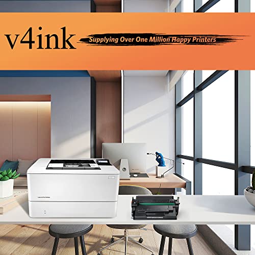 v4ink New Remanufactured CF258X Toner Cartridge Replacement for HP 58X 58A CF258A Black Toner for HP Pro M404dn M404dw M404n MFP M428fdw M428fdn M428dw M430f M406dn M428 M404 Printers 1 Pack