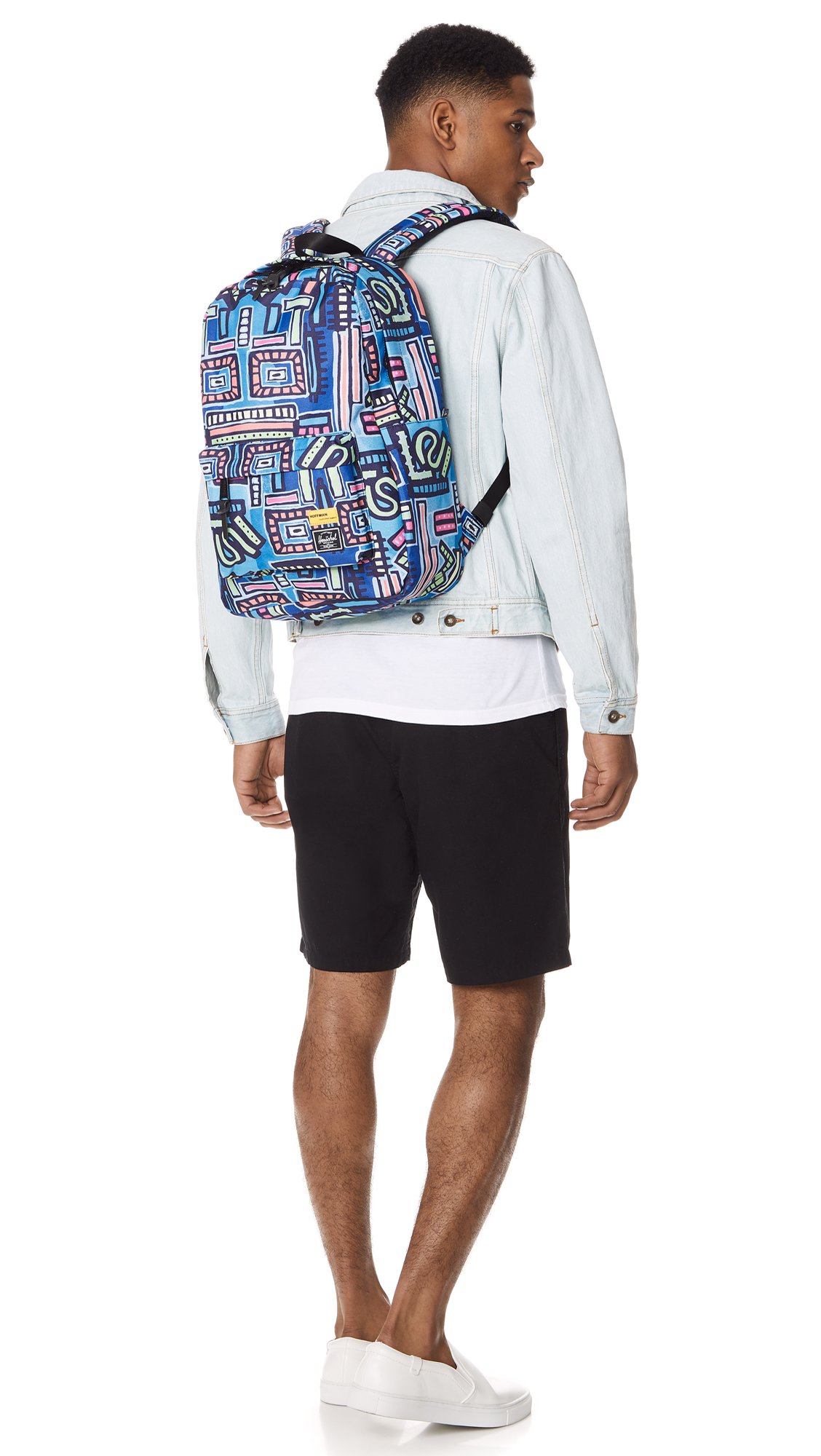 Herschel Supply Co. Men's Winlaw Backpack, Abstract Geo, Blue, Print, One Size