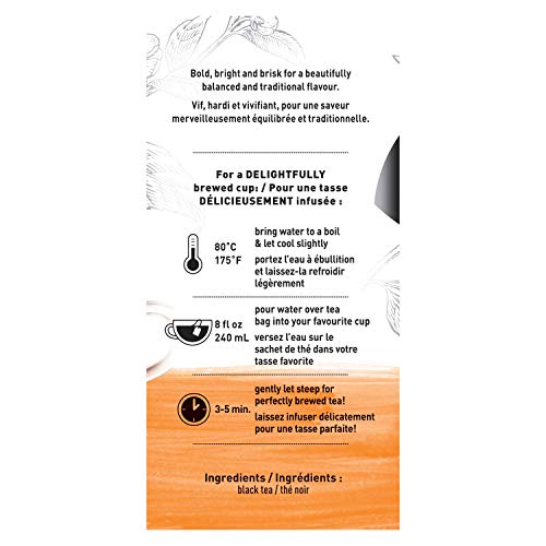 Higgins & Burke Orange Pekoe, Black Tea, 20 Tea Bags (Pack of 6)