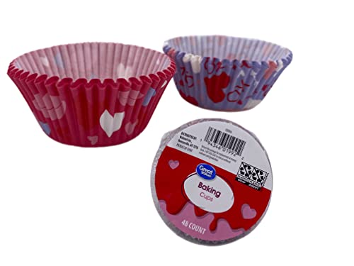 The ULTIMATE Valentine's Day Baking Bundle Set Featuring Pillsbury Funfetti Vanilla Cake Mix, Pillsbury Funfetti Vanilla Frosting with Sprinkles, Pillsbury Funfetti Brownie Mix, Kiss Lips and Happy Valentine's Day Cupcake Liners and Heart Shaped Measuring