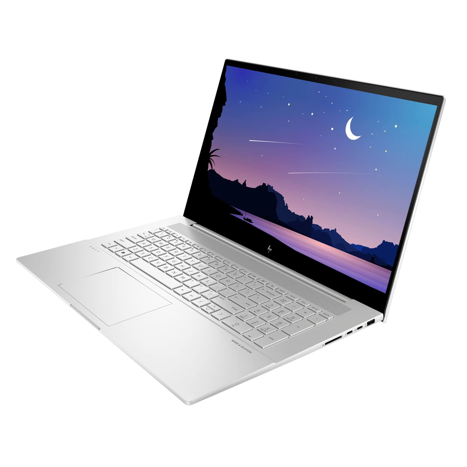 HP Envy Laptop, 17.3β FHD Touchscreen Display, Intel Core i7-1260P Processor, 16GB RAM, 1TB SSD, Backlit Keyboard, SD Card Reader, HDMI, Wi-Fi 6, Windows 11 Home, Silver