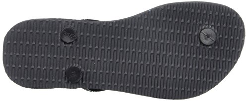 Havaianas Kid's Slim Zig Zag Flip Flop Sandal, Black, 9 M US Toddler