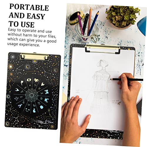 STOBOK 3pcs Clipboards Exam Convenient File Case Document Clipboard Size Portable Conference Teacher Plastic Holder Writing A Board for with Nurses Fashion Low Folder Paper Letter Office