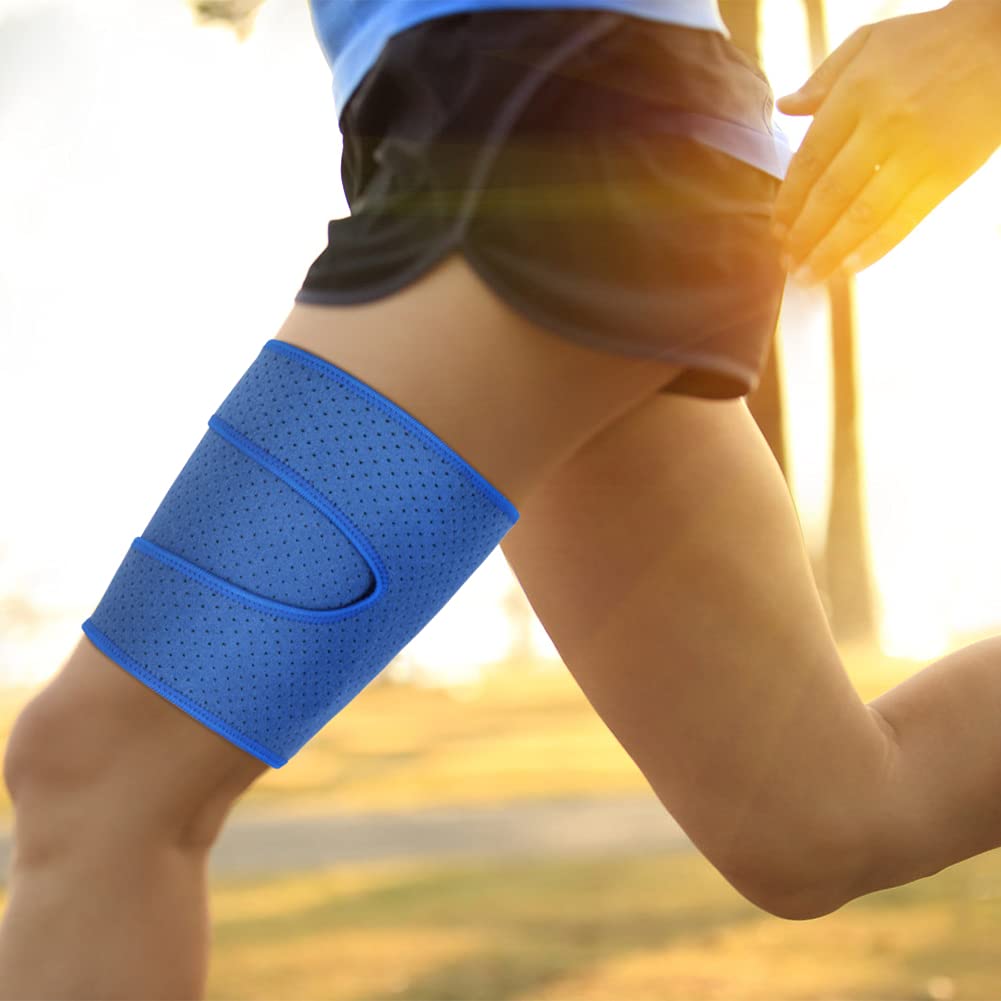 Leg Sleeve, Small Vent Increase Sports Protective Gear Thigh Brace for Prevent Re-Injury