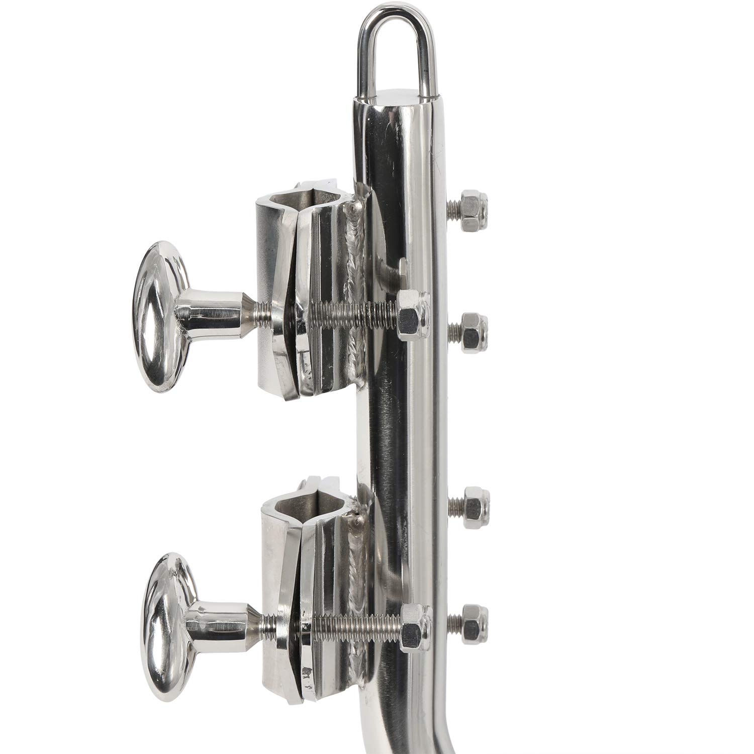 Homend Stainless Steel Storage Rack Kayak Boat Rail Mounted fit SUP Surfboards,Longboards and Stand up Paddle Boards.