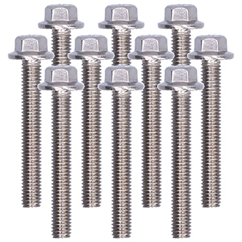 Screw Assortment, M5 10/12/16/20/25/30/35/40mm Screw Kit for Worker for Hex Bolts for Machinery Industry for Handyman(M5*35)