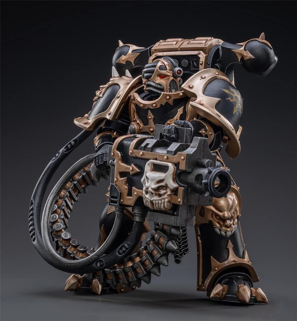 HiPlay JoyToy × WARHAMMER 40K Officially Licensed 1/18 Scale Science-fiction Action Figures Full Set Series -Black Legion Havocs Marine 04