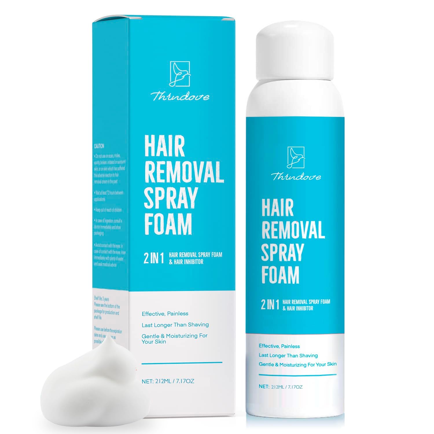 Hair Removal Spray Foam, Hair Removal Cream for Women and Men, Hair Removal Cream for Pubic Hair, Bikini Hair Removal Cream, Depilatory Cream, Body Cream for Hair Removal, Hair Removal Cream for Women