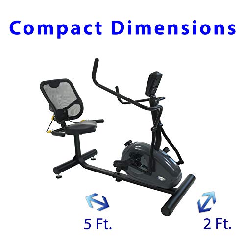 HCI Fitness Physiotrainer CXT Fully Assembled Recumbent Cross Trainer
