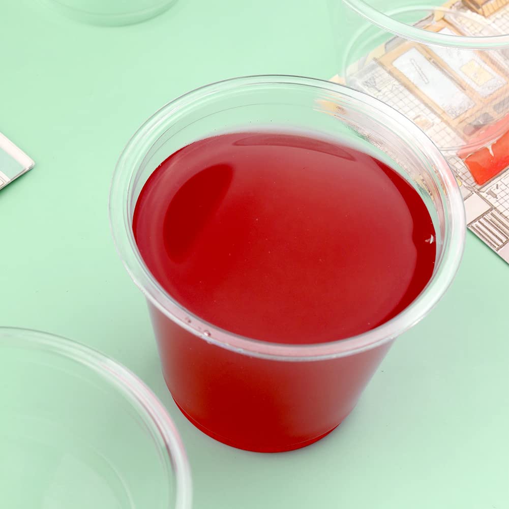 Huaiid 9 oz Clear Plastic Cups, Disposable Plastic Cups, PET Cups,Drinking Cups,Dessert Cups,Suitable for Juices,Drinking, Picnic, and Party[50 Count]