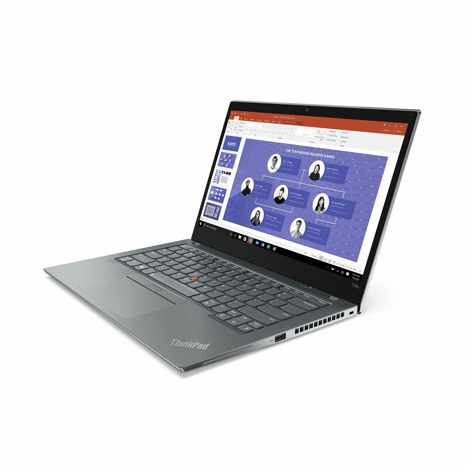 Lenovo ThinkPad T14s Gen 2, AMD Ryzen 7 PRO 5850U, FHD(1920x1080) IPS Touch Screen, 16GB RAM, 512GB NVMe SSD, Backlit, Fingerprint Reader, Win10Pro