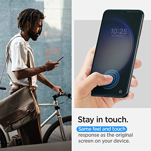 Spigen NeoFlex Solid Screen Protector Designed for Galaxy S23 (2023) [2 Pack] - Case Friendly