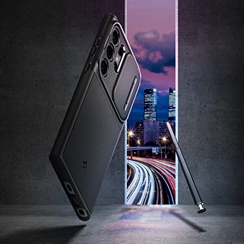 Spigen Optik Armor Designed for Galaxy S23 Ultra Case (2023) - Black