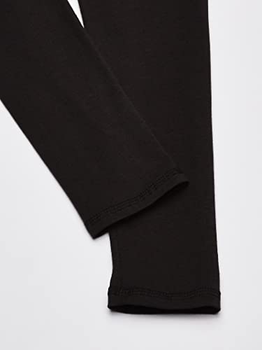Hanes Little Girls' Leggings (Pack of 3), Ebony, Small