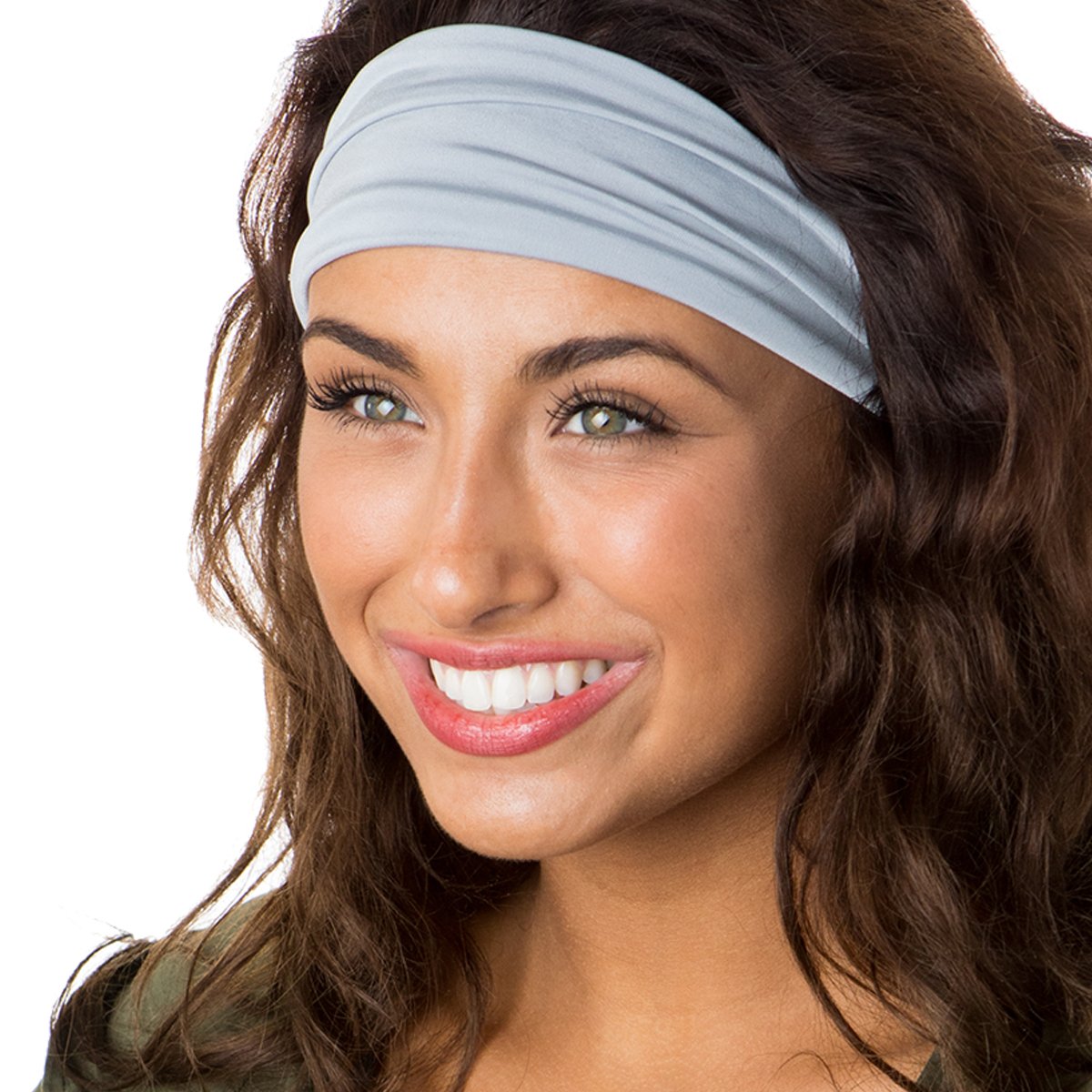 Hipsy Xflex Basic Adjustable & Stretchy Wide Softball Headbands for Women (Basic Burgundy)