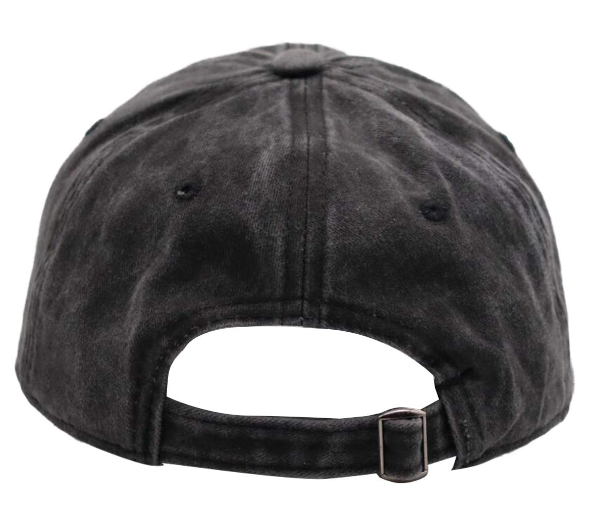 HHNLB Funny Offroad Car American Flag Hat, Adjustable Washed Distressed Mountains Adventure USA Baseball Cap for Men Women (Black 02, one Size)