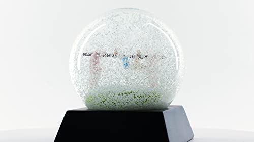 Pig Roast Snow Globe - Weird Gift Pig Snow Globe Gifts for Vegans - Handmade, Unusual Gift Snowglobe