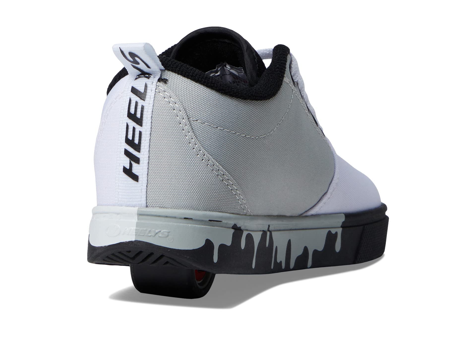 HEELYS Pro 20 Drips (Little Kid/Big Kid/Adult) Black/White/Gray 2 Little Kid M