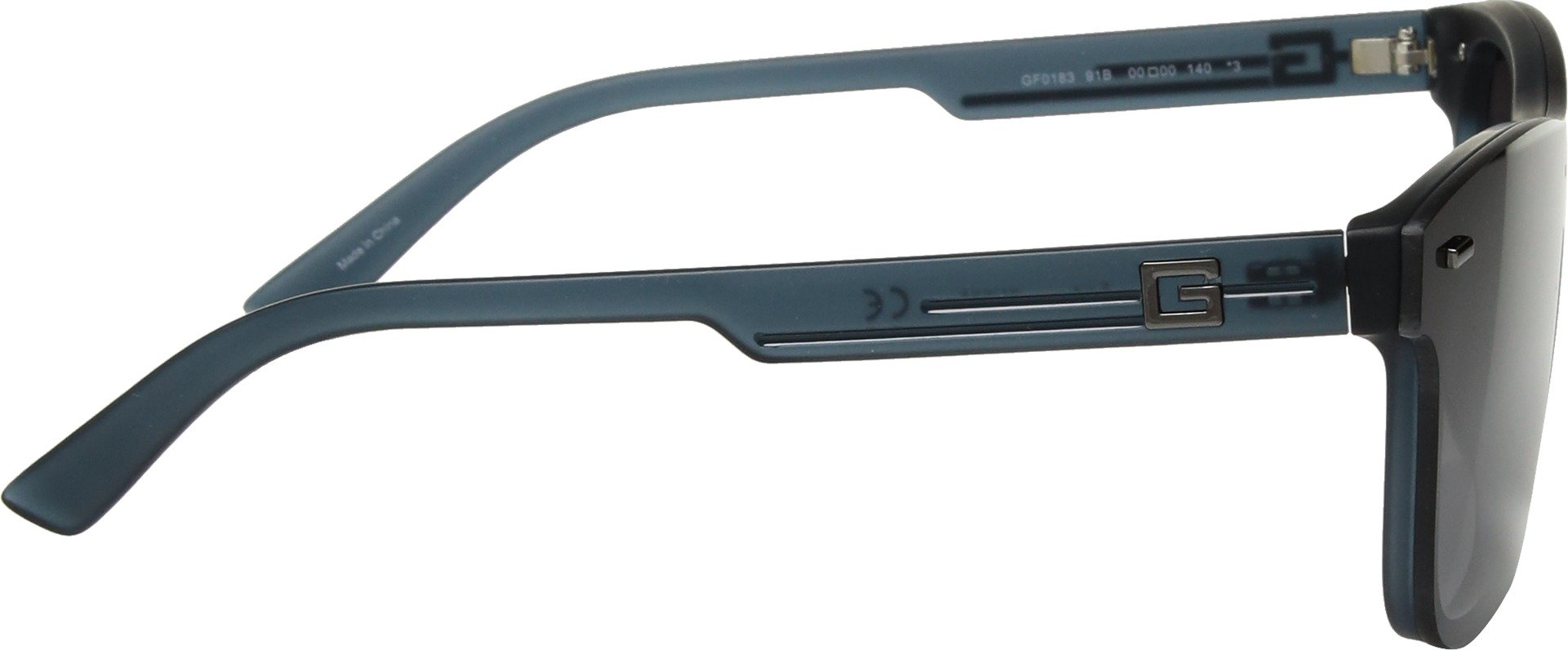 GUESS GF0183 Matte Crystal Navy With Gunmetal/Smoke Gradient Lens One Size