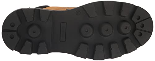 HUGO Mens Bold Back Logo Lace Up Boots Hiking Shoe, Dark Sand, 9 US