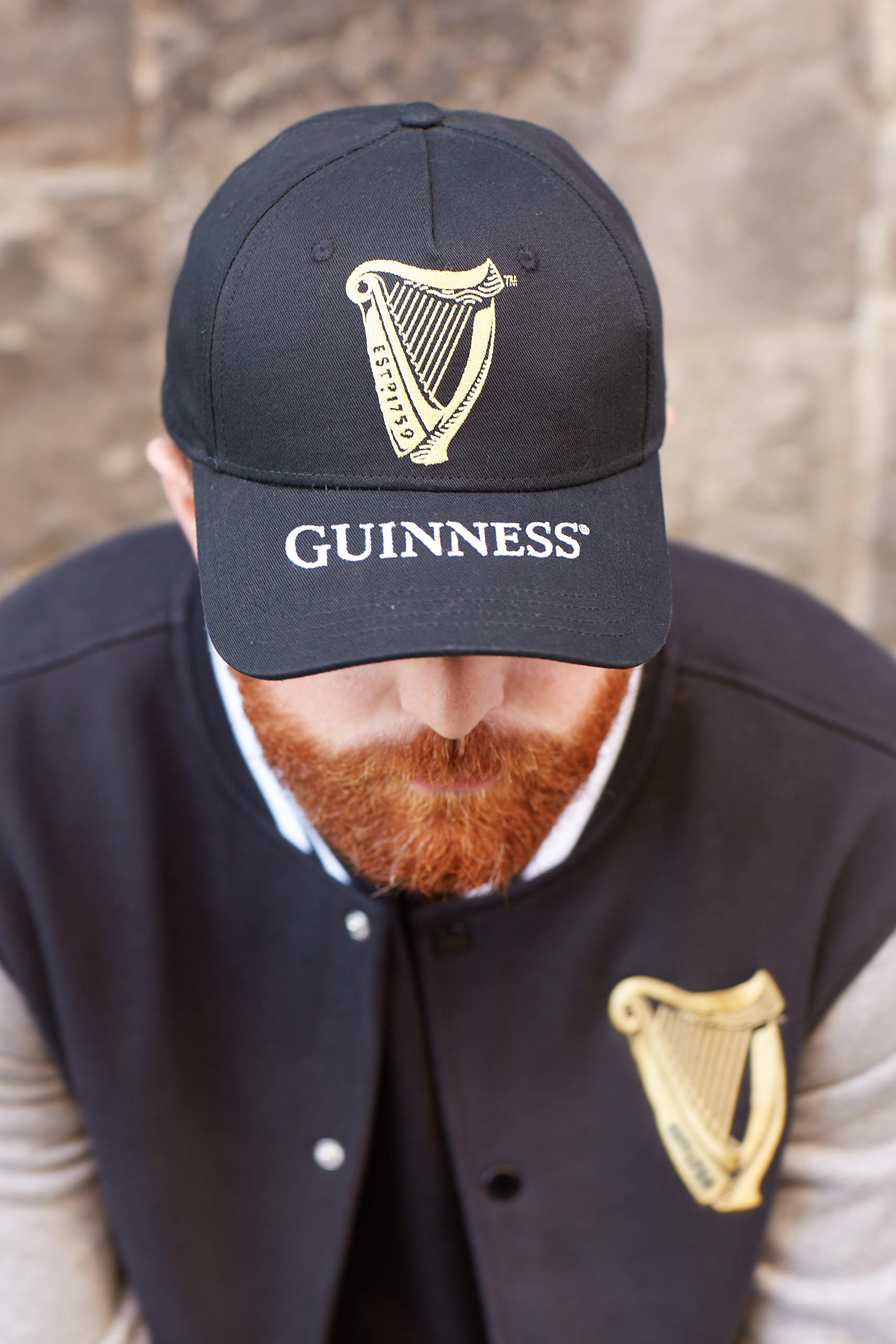 Guinness Harp Baseball Cap Black