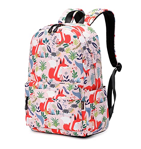 Wadirum Stylish Women Backpack Purse Cute Girl Laptop Schoolbag Fox