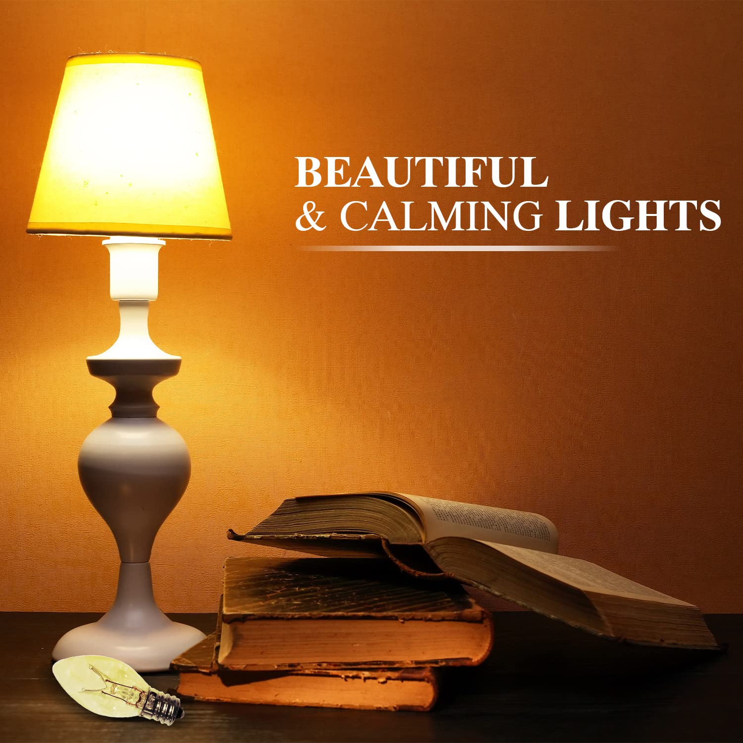 Himalayan Glow Incandescent Light 40-Watt Himalayan Salt lamp Bulb, 6 Count