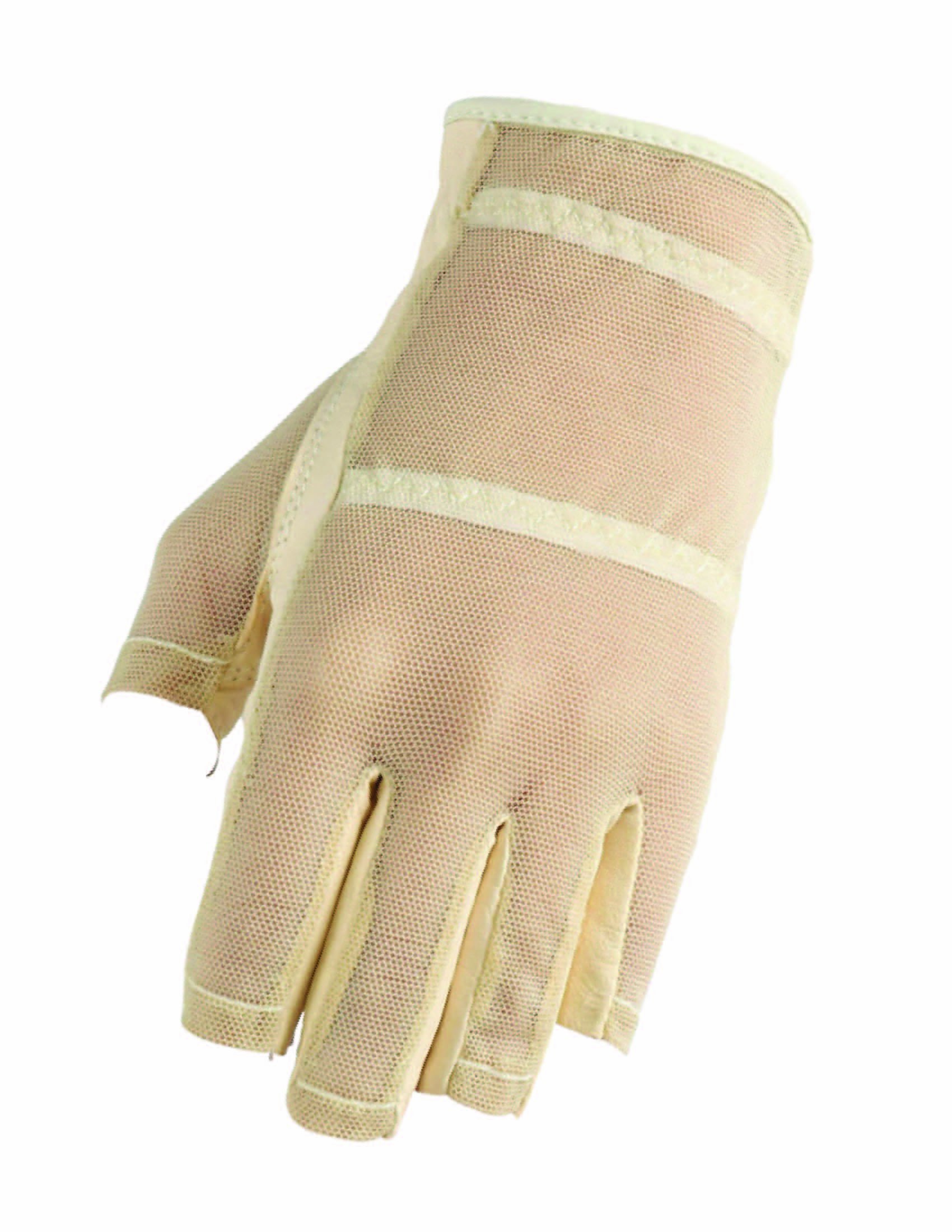 HJ Glove Women's Pink Solaire Half Length Golf Glove, Small, Right Hand