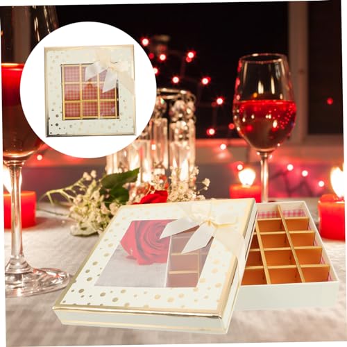 Healifty Box Chocolate Box Wedding Chocolate Empty Candy Chocolate Truffles Chocolate Truffle Chocolate Container Gift Cardboard