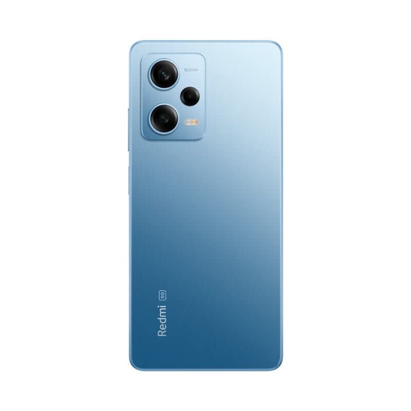 Xiaomi Redmi Note 12 Pro 5G + 4G (128GB + 8GB) Factory Unlocked 6.67" 50MP Triple Camera (Only Tmobile/Metro/Mint USA Market) + Extra (w/Fast Car Charger Bundle) (Light Blue)