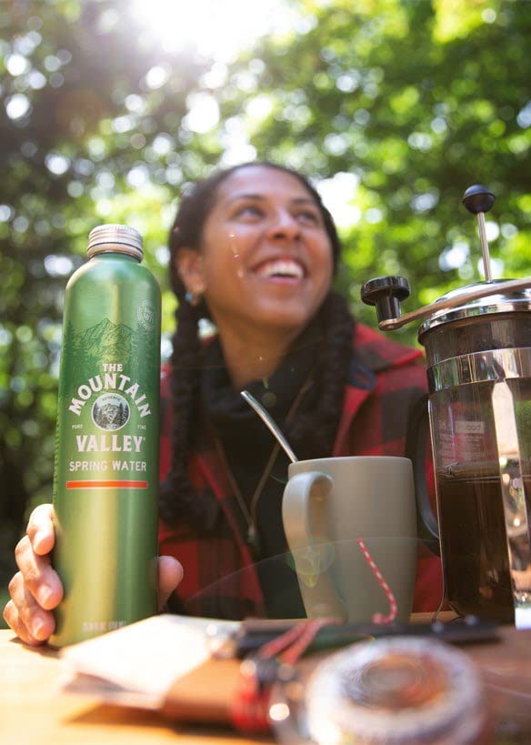 he Mountain Valley 750 mL Spring Water in Aluminum Can 12pk