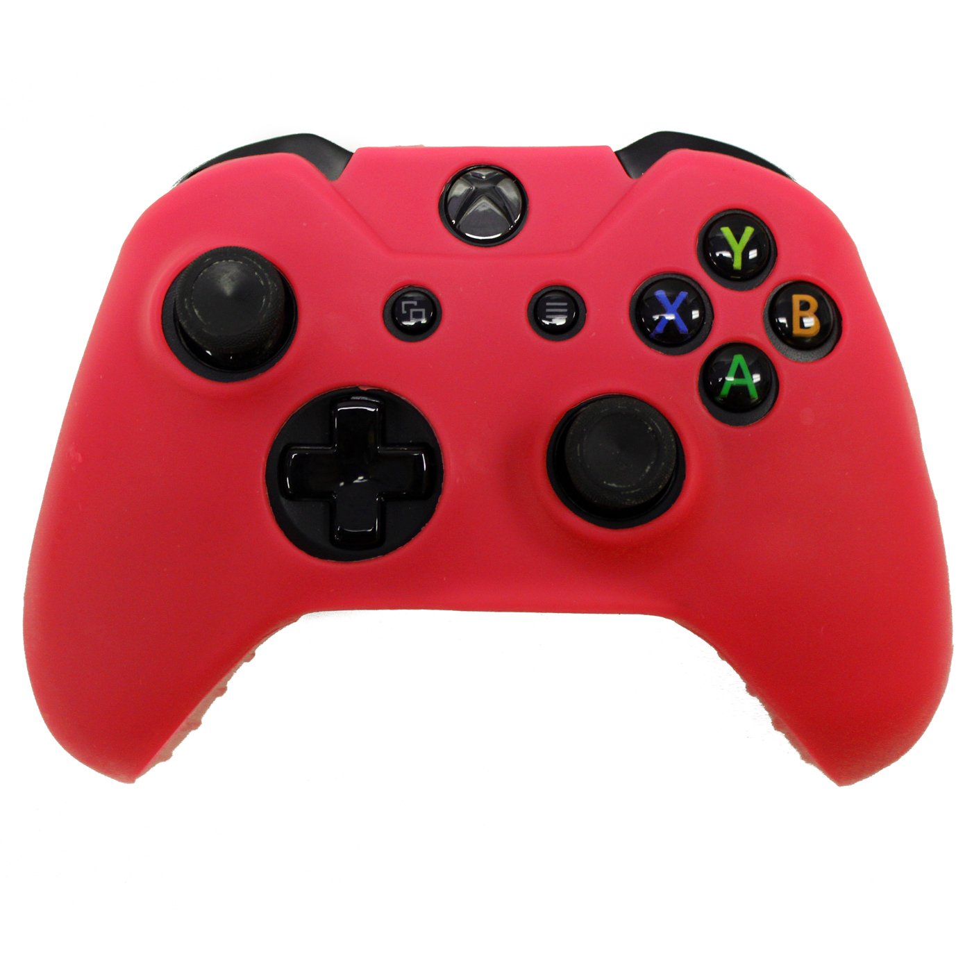 HDE Controller Protective Case for Xbox One Controllers - 4 Pack Soft Anti-Slip Silicone Controller Cover Skins (Blue, Red, Purple, Pink)