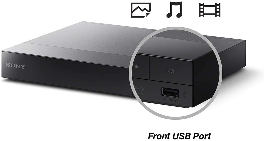 HeroFiber Bundle: Sony BDP-S3700 Blu-Ray Disc Player With Built-In Wi-Fi + Remote Control + Xtech High-Speed HDMI Cable W/Ethernet + HeroFiber Gentle Cleaning Cloth