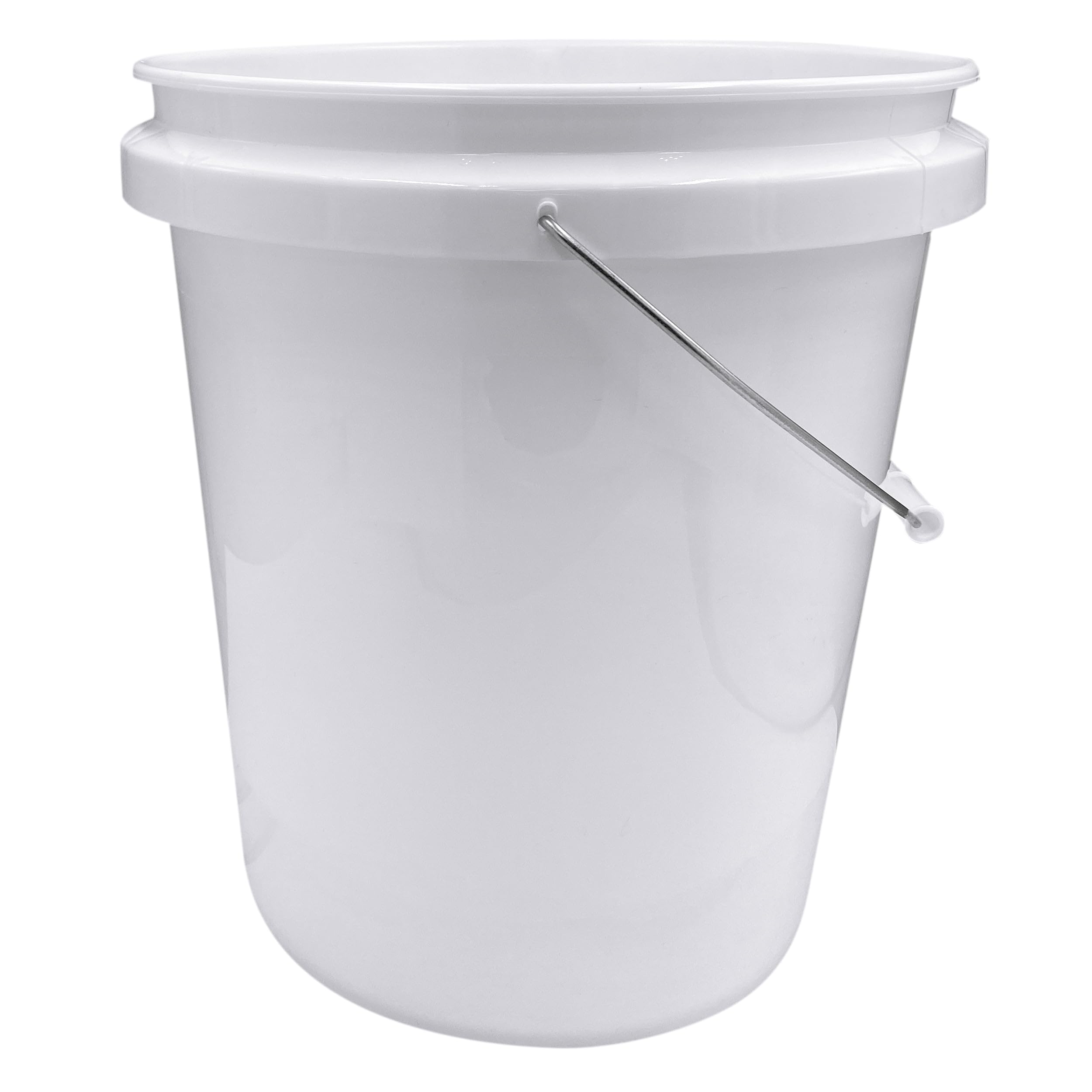 VVloop 5 Gallon Plastic Pail, White,Buckets, Commercial mop Buckets, Paint Buckets