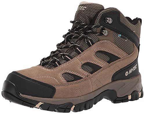 HI-TEC Men's H-54245 Hiking Boot, Smokey Brown/Olive/Snow, 11