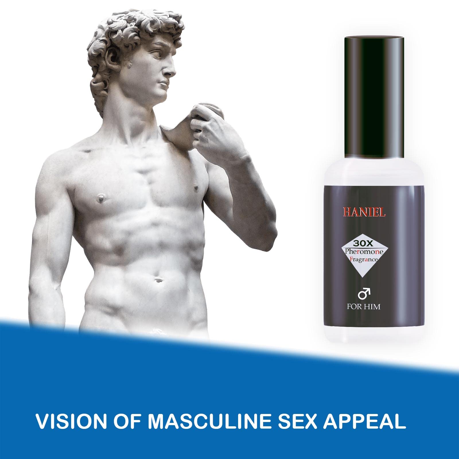 Haniel Woody Aromatic Mens Fragrances, Mens Cologne, Pheromone Cologne For Men, Feromonas Para Atraer Mujer, Natural Cologne for Men, Pheromone Perfume Oil,Attraction Formula
