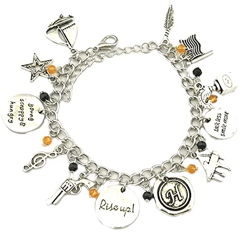 Hamilton Broadway Musical Theme Multiple Charms Bracelet