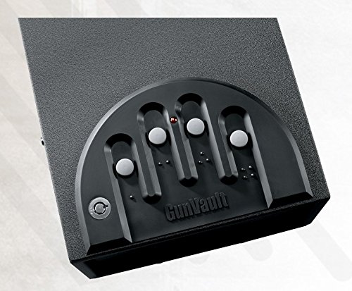 GunVault GV2000C-DLX Multi Vault Deluxe Gun Safe,Black