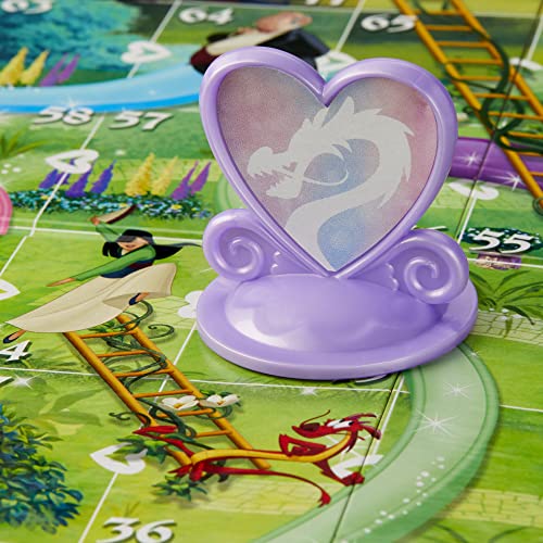 Hasbro Gaming Chutes and Ladders: Disney Princess Edition Board Game for Kids Ages 3 and Up, Preschool Game for 2-4 Players (Amazon Exclusive)