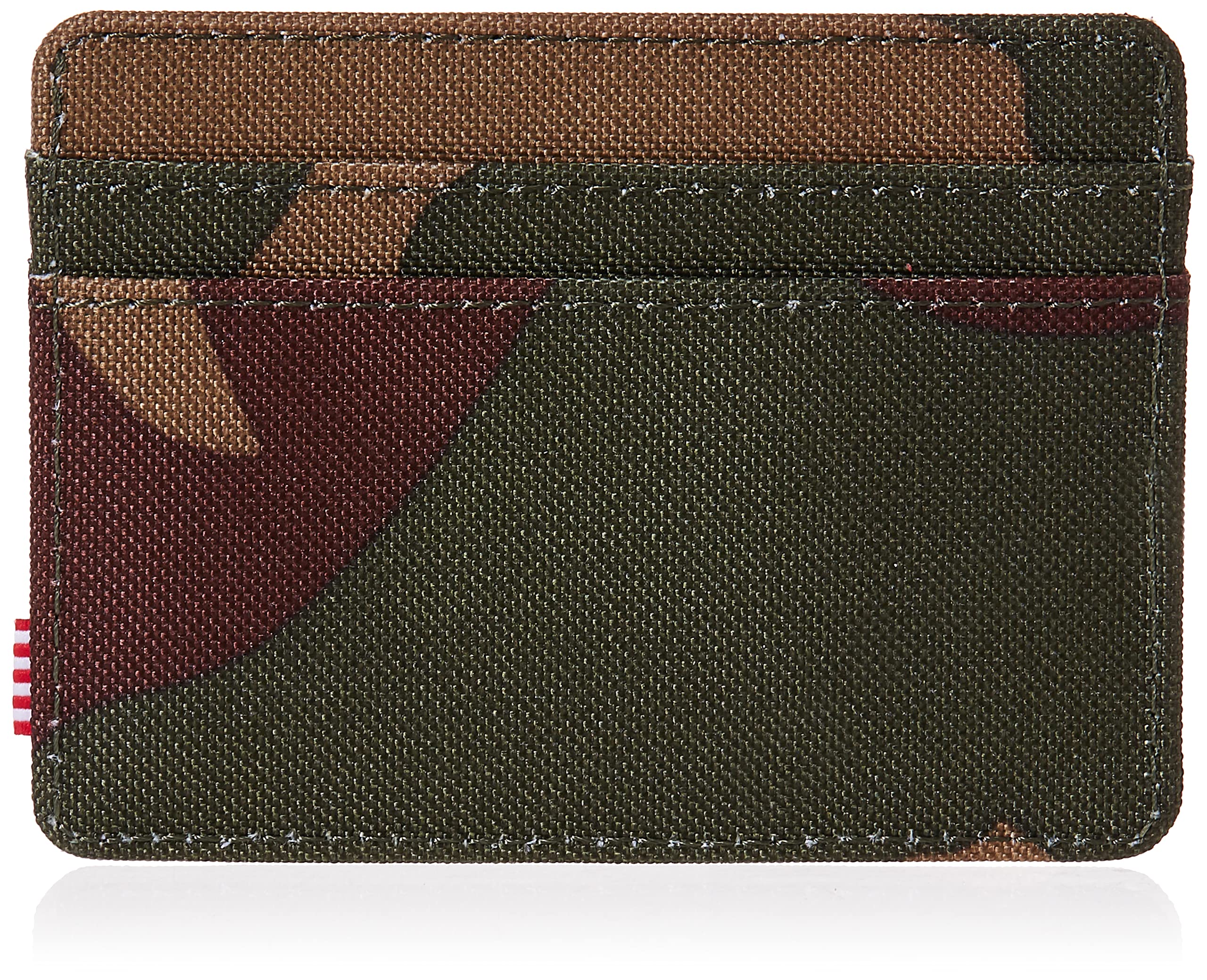 Herschel unisex adult Charlie Rfid Card Case Wallet, woodland camo, One Size US