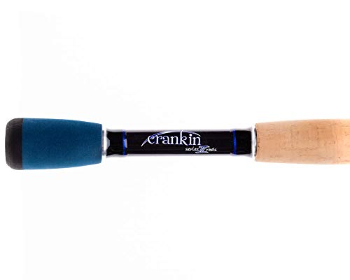 Halo Fishing Crankin' Series II Crankbait Casting Rod, 7' (Medium Heavy)