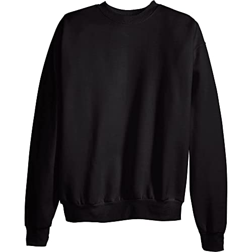 Hanes Men's Ecosmart Sweatshirt, Black, 3XL