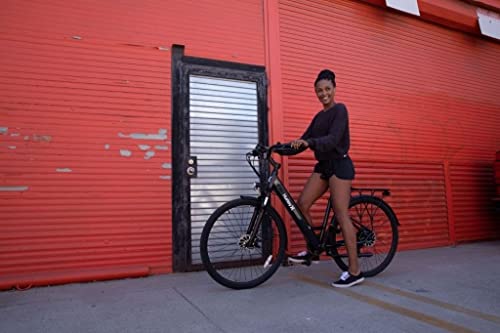 Hurley Electric Bikes Laguna ST Hybrid Step Thru E-Bike with Internal Battery (Navy, S / 16 Fits 5`2″-5'10")