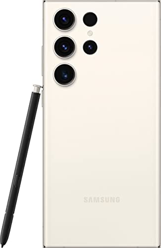 SAMSUNG Galaxy S23 Ultra 5G S9180 Dual 512GB 12GB RAM, 200 MP Camera, Factory Unlocked, NGP Wireless Charger Included β Cream