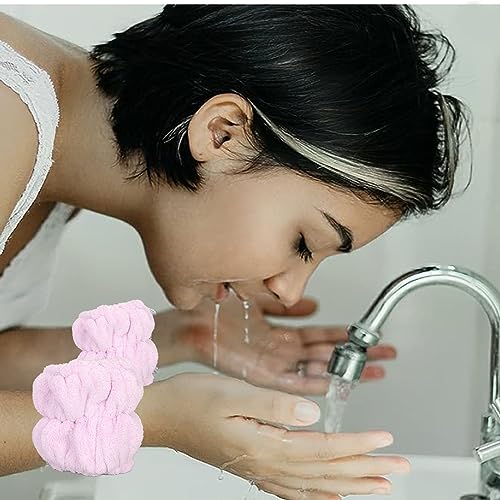 Head Wrap Set, Strong Water Absorption Spa Hair Wrap Set, Reusable Cute Multipurpose Easy Clean for Housework Makeup