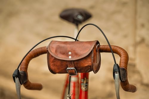 Gusti Saddle bag Handlebar bag Shoulder bag Satchel Bike bags Leather true leather - Rudi A.