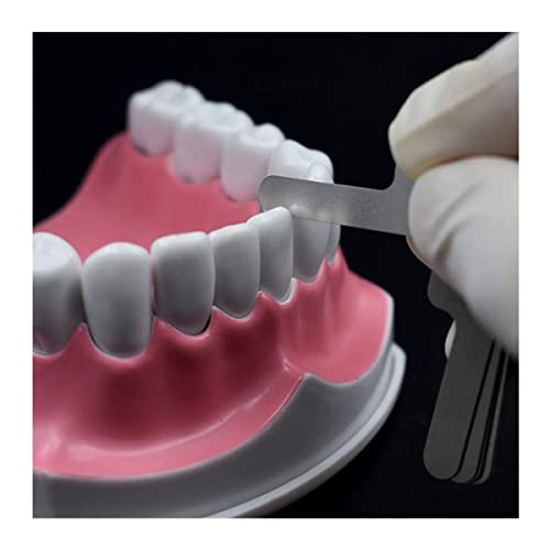 Orthodontic Gap Ruler Dental Interproximal Reduction Gauge Ruler Tooth Gap Measuring IPR System Stainless Steel Orthodontic Instrument