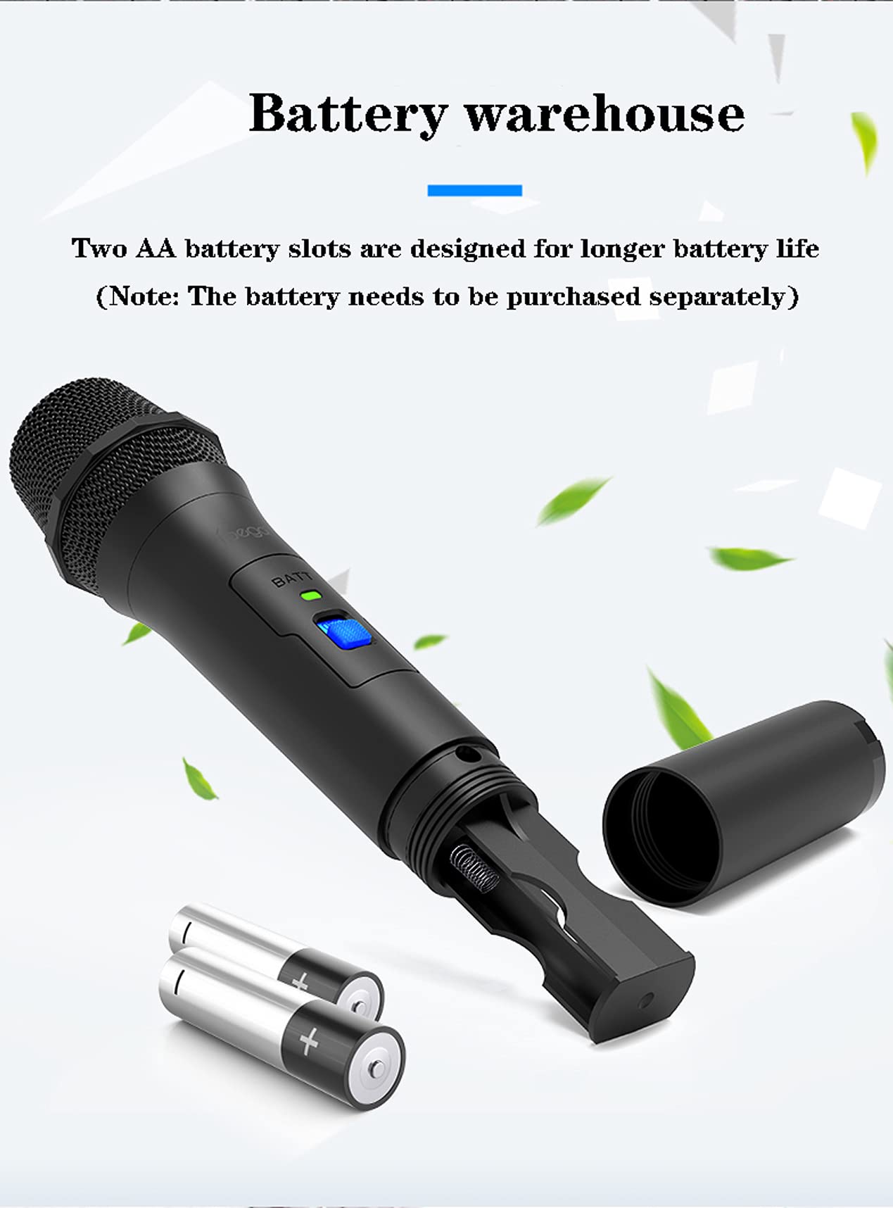 ipega PG-9207 Game Wireless Microphone, Game Console Microphone, with Switch Compatible with N-Switch PS5 PS4/ Game Wireless Microphone