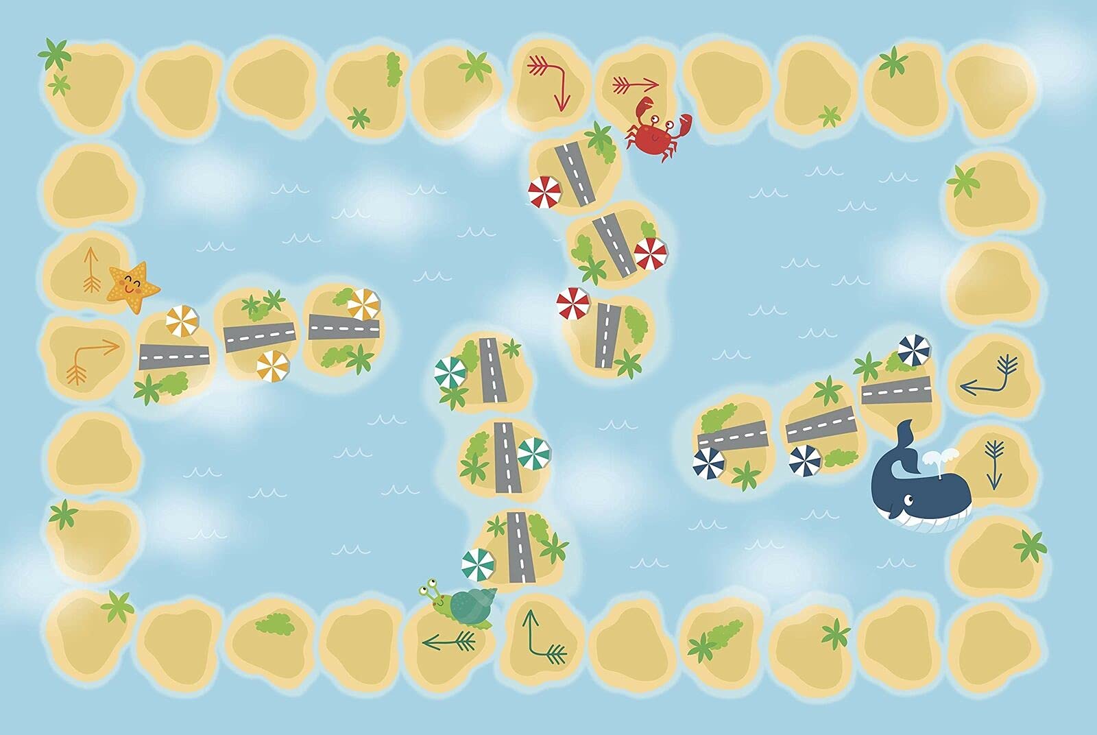 HABA Air Bears - A Compact Magnetic Travel Game for 2-4 Players - Who Will Get Their Vacation Bears to Their Destination Island First?