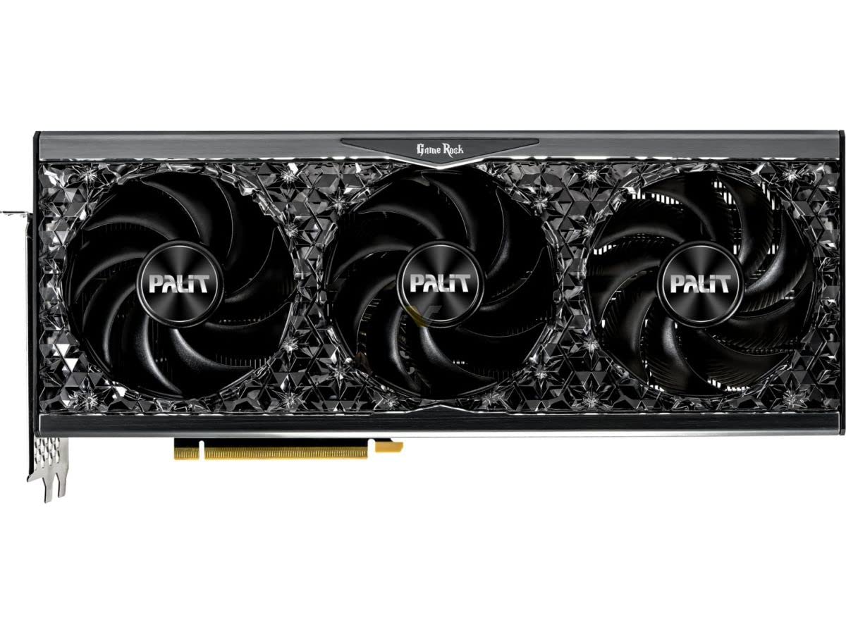 Palit GeForce RTX 4080 GameRock OC 16GB GDDR6X Graphics Card with ARGB SYNC, 9728 Core, 2205 MHz GPU, 2640 MHz Boost, 3X DisplayPort, HDMI